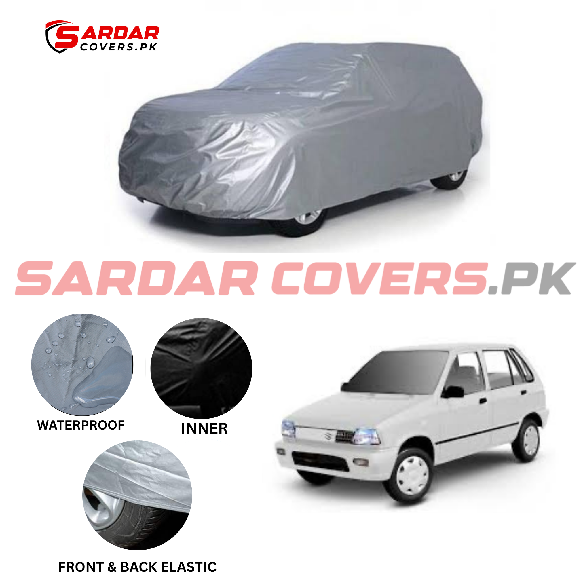 Suzuki Mehran Water Resistant Parachute Top Cover – Sardar Covers